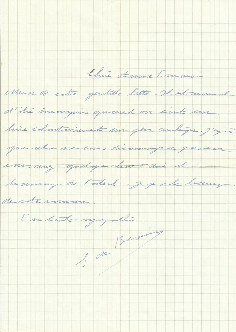 Letters from Simone de Beauvoir – Annie Ernaux